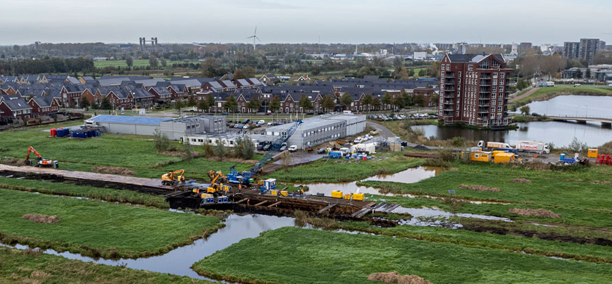Reconstructie Bergambachtleiding bij Westergouwe